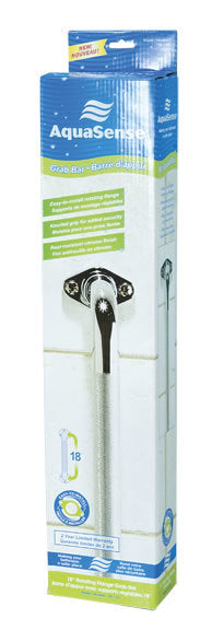 Drive Aquasense Knurled Chrome Grab Bars – Healthcare Solutions