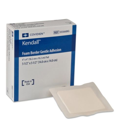 Kendall AMD Foam with Gentle Silicone Border – Healthcare Solutions