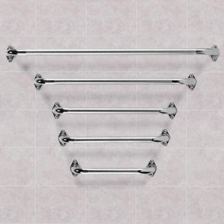 Drive Aquasense Knurled Chrome Grab Bars – Healthcare Solutions